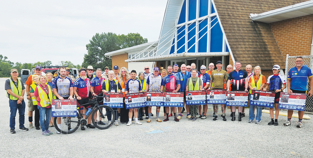Bicyclists Rest Stop At The St. Libory Legion – The Sentinel