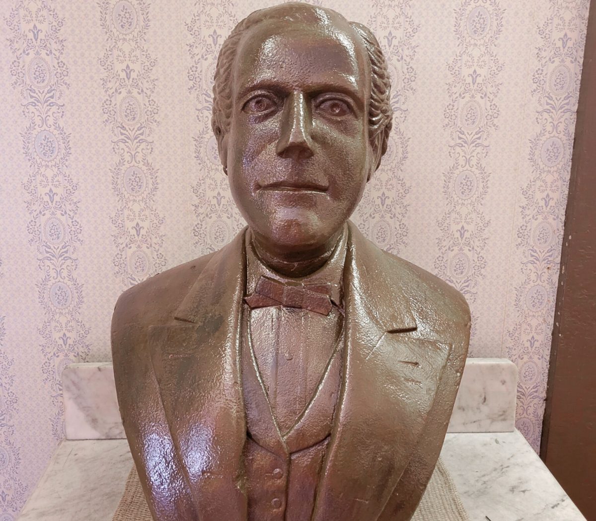 William Jennings Bryan bust repaired, repainted – The Sentinel