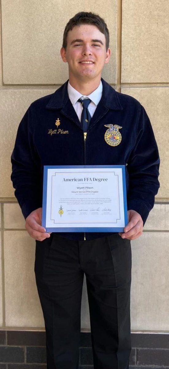 Wyatt Pilson receives top FFA honor — American FFA Degree – The Sentinel