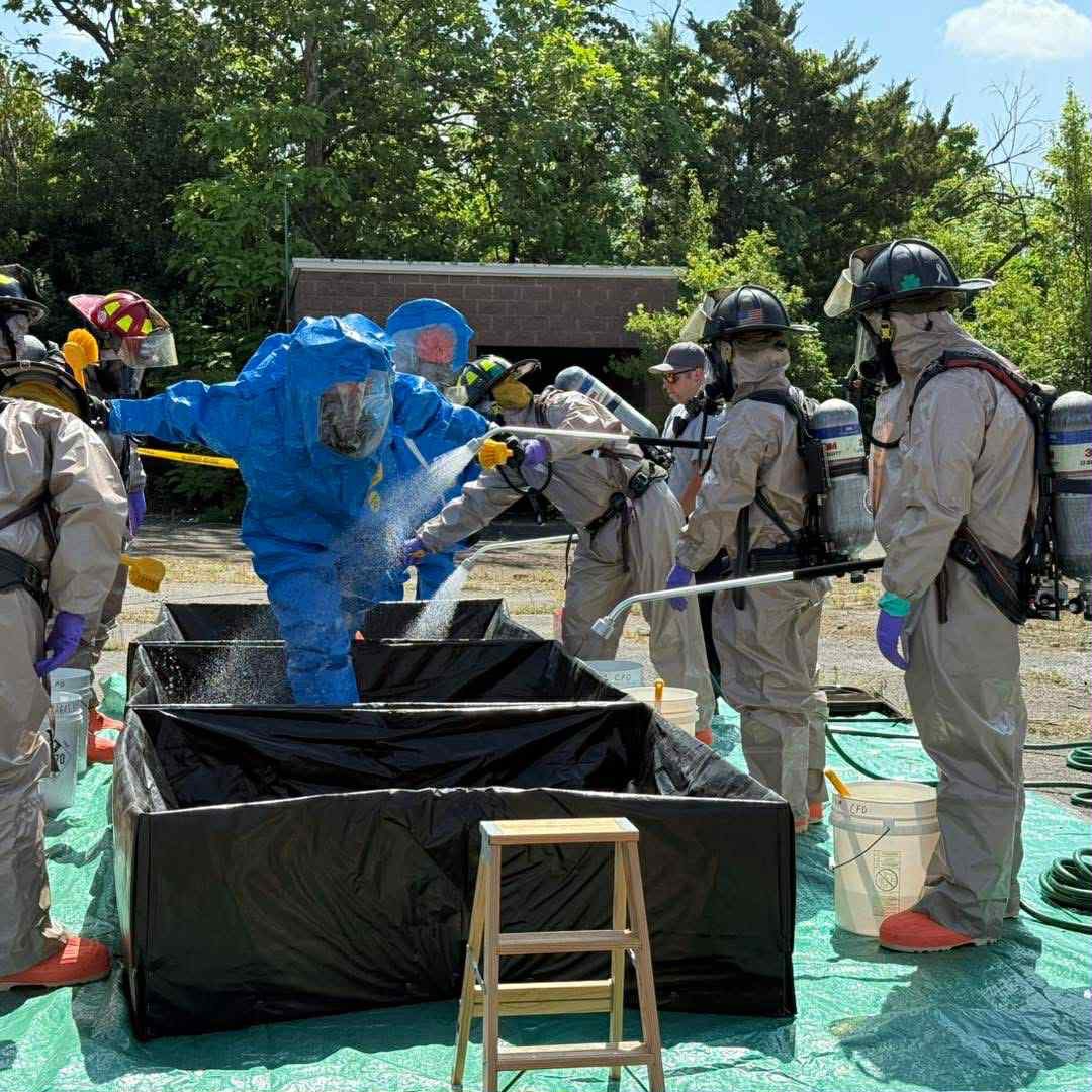 Area fire departments train for hazmat situations – The Sentinel