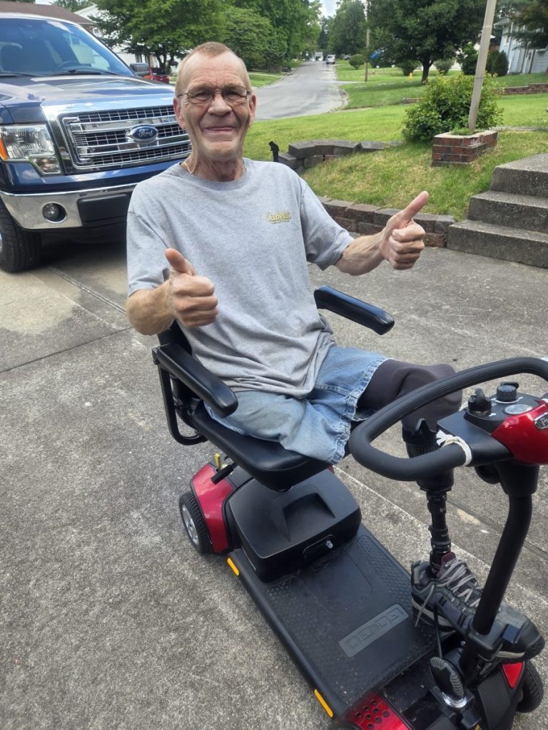 Bluford man gets electric scooter – The Sentinel